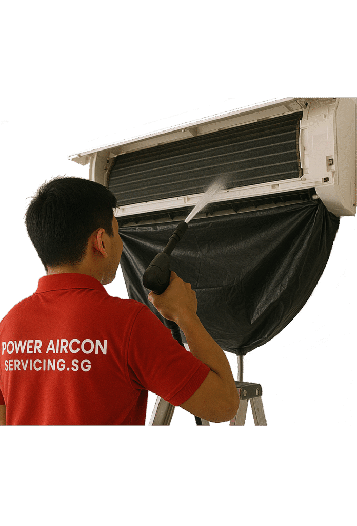 No.1 Choice For Power Jet Wash Aircon Servicing in Singapore